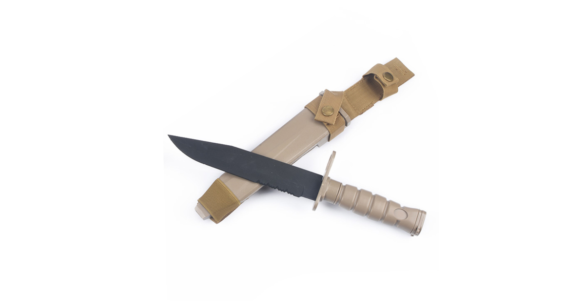 M10 Training rubber Bayonet - Dark Earth | Airsoft Shop
