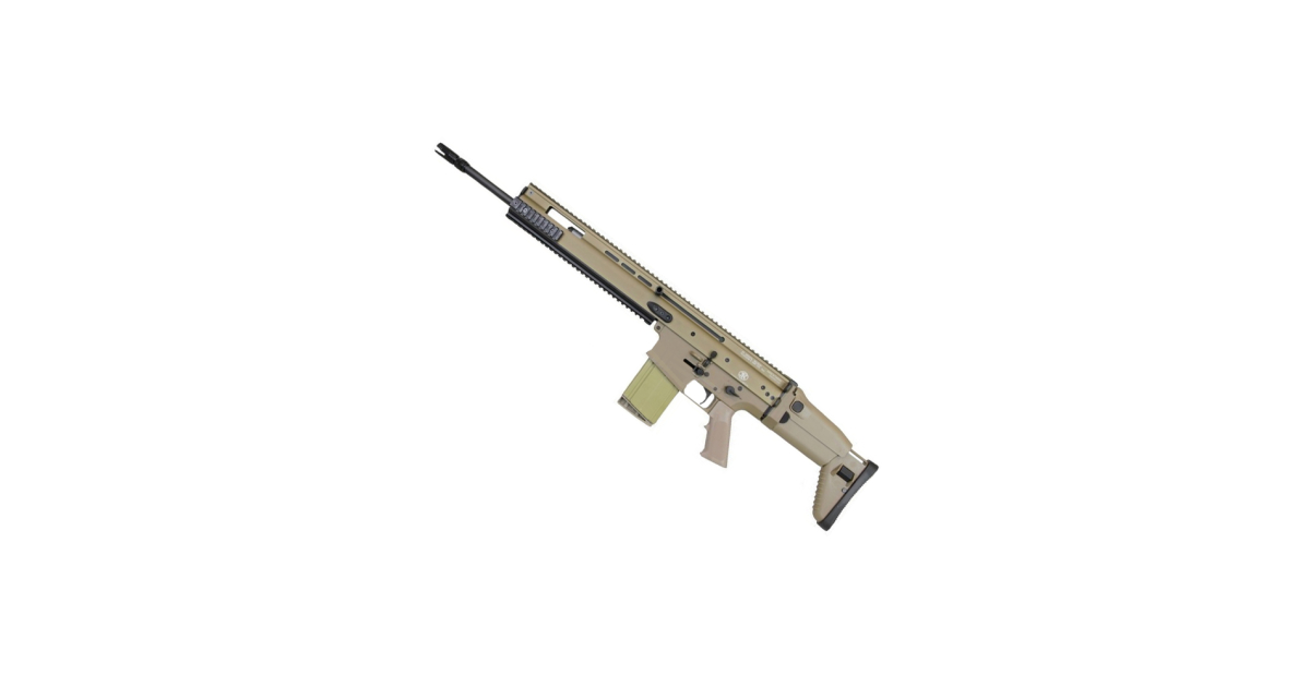 FN Scar, HPR DMR, AEG - Tan | Airsoft Shop