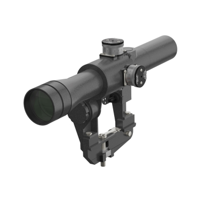 SVD type Riffle Scope with fixed zoom 4x24 - Black | Airsoft Shop